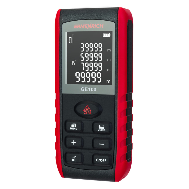 Ermenrich PRO GE100 Laserafstandsmeter 100m | Soldeerbout-shop.nl